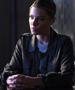 Lucifer S3 Chloe Decker Grey Cotton Jacket