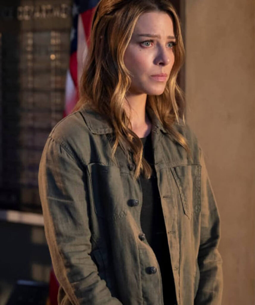 Lucifer S6 Chloe Decker Green Cotton Jacket
