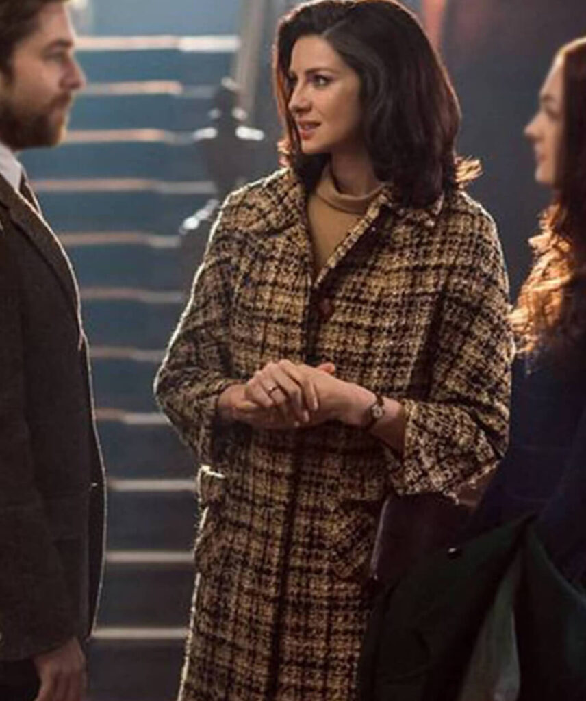 Outlander Claire Fraser Brown Tweed Coat