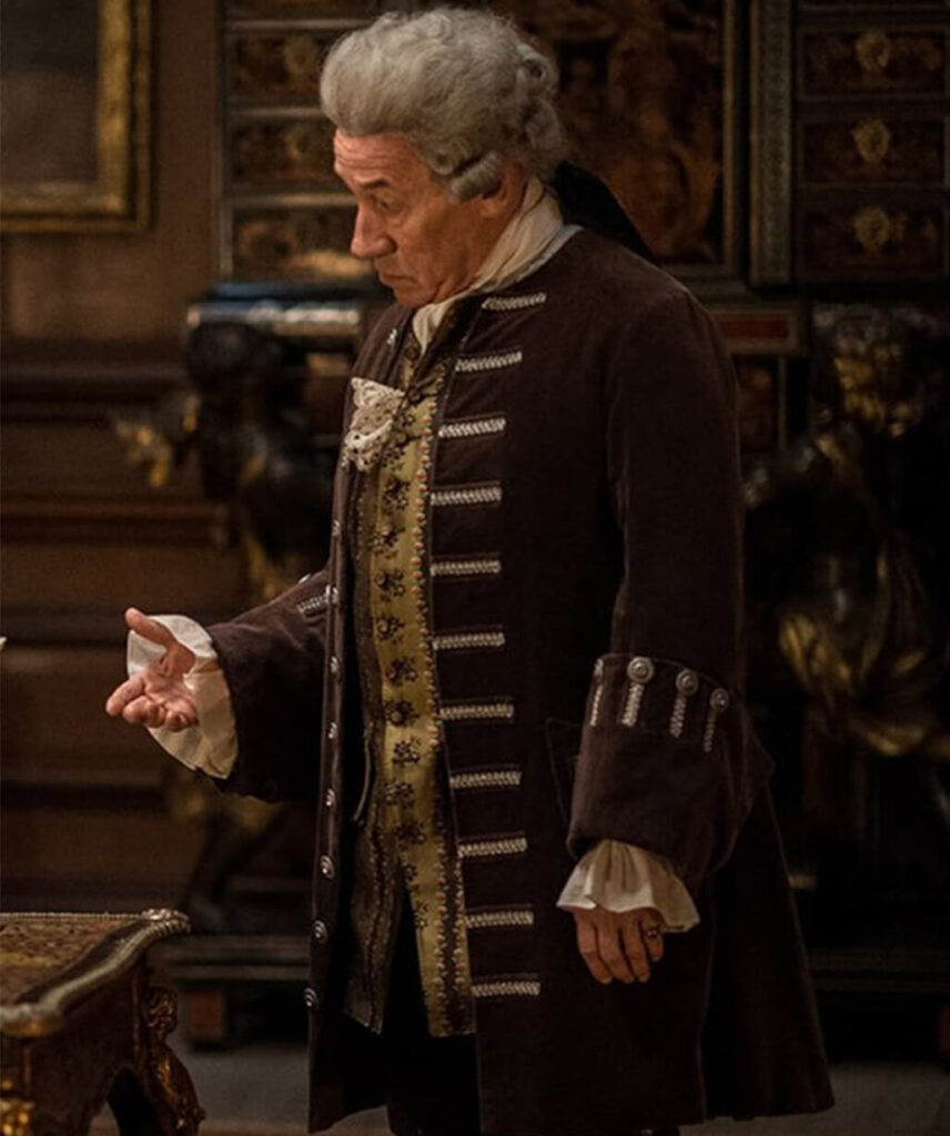 Outlander Duke of Sandringham Brown Wool Coat