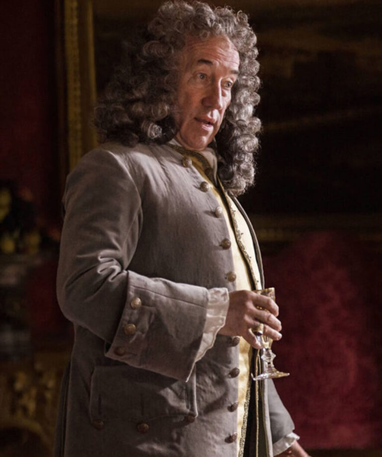 Outlander Duke of Sandringham Grey Wool Coat