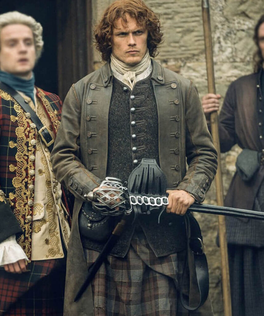 Outlander Jamie Fraser Leather Coat
