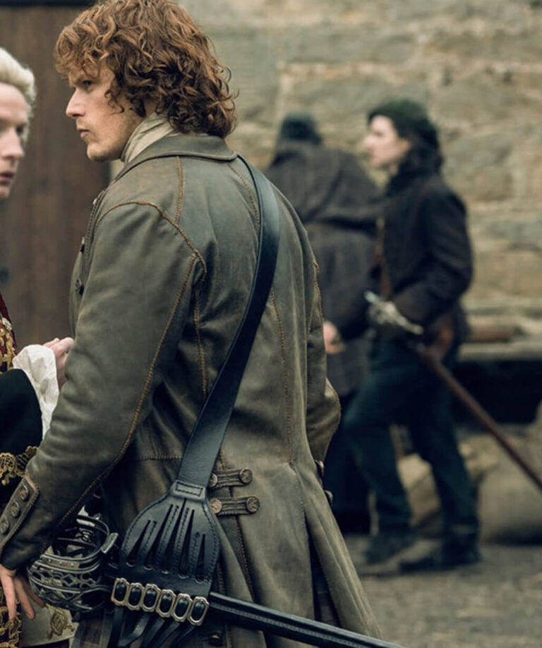 Outlander Jamie Fraser Leather Coat