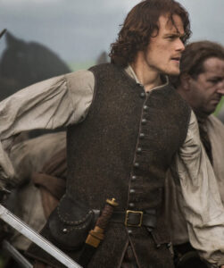 Outlander Jamie Fraser Brown Wool Vest