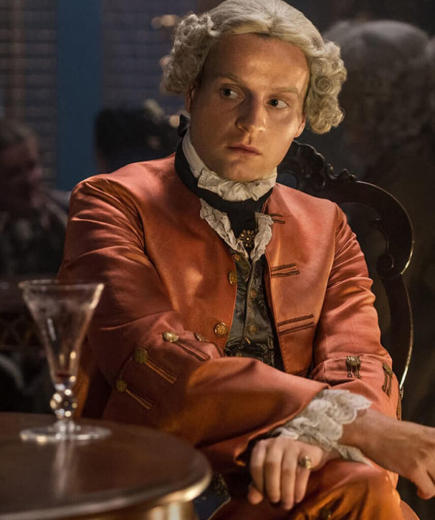 Outlander Prince Charles Edward Stuart Leather Coat