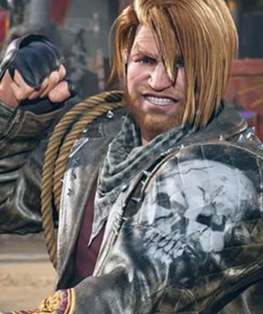 Tekken 8 Paul Phoenix Brown Leather Jacket