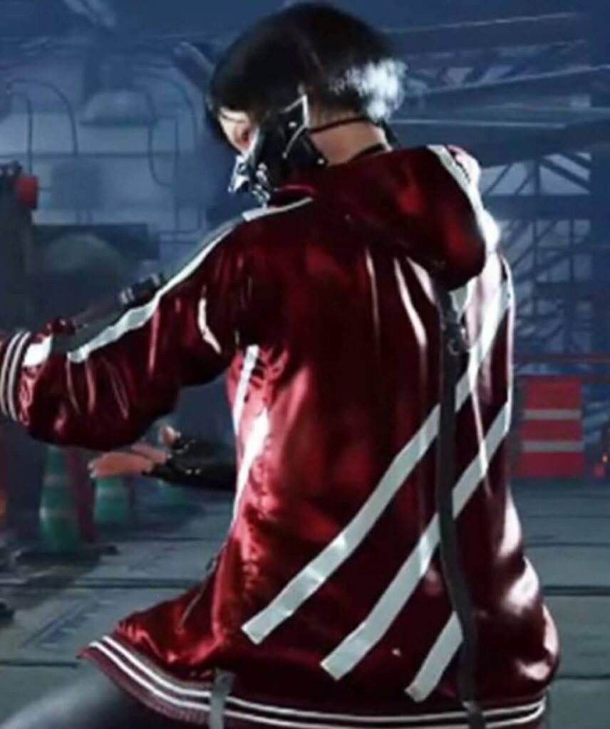 Tekken 8 Reina Mishima Red Leather Jacket