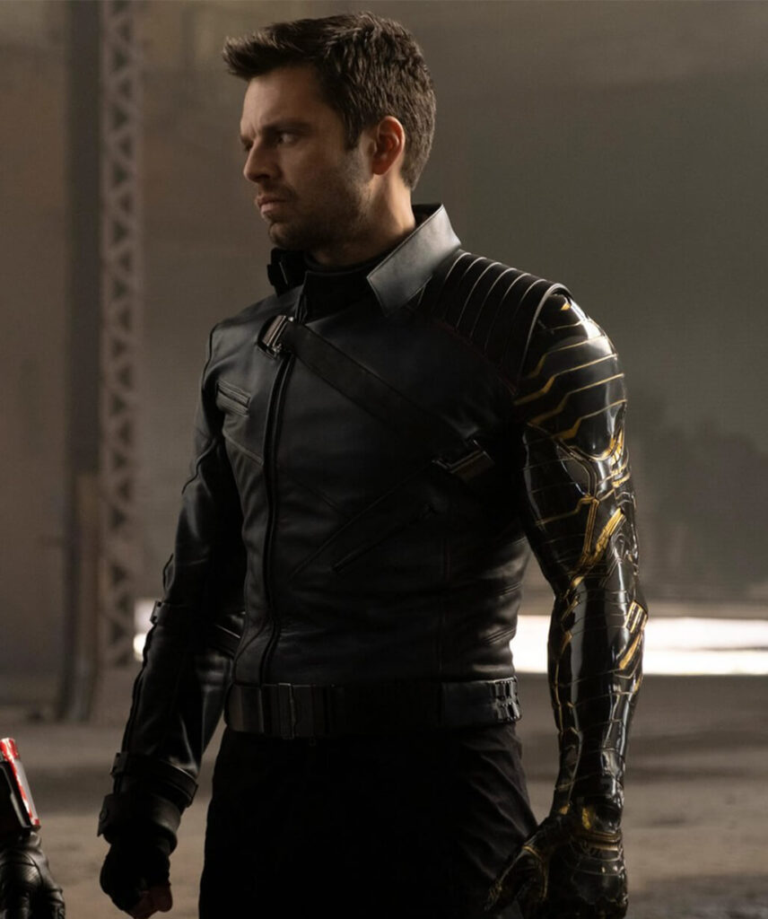 Bucky Barnes The Falcon and the Winter Soldier Black Costume Jacket