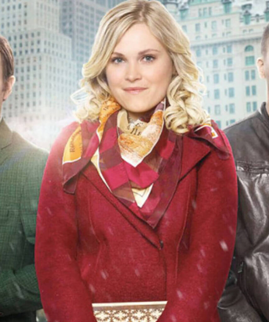 Christmas Inheritance Ellen Langford Red Wool Coat