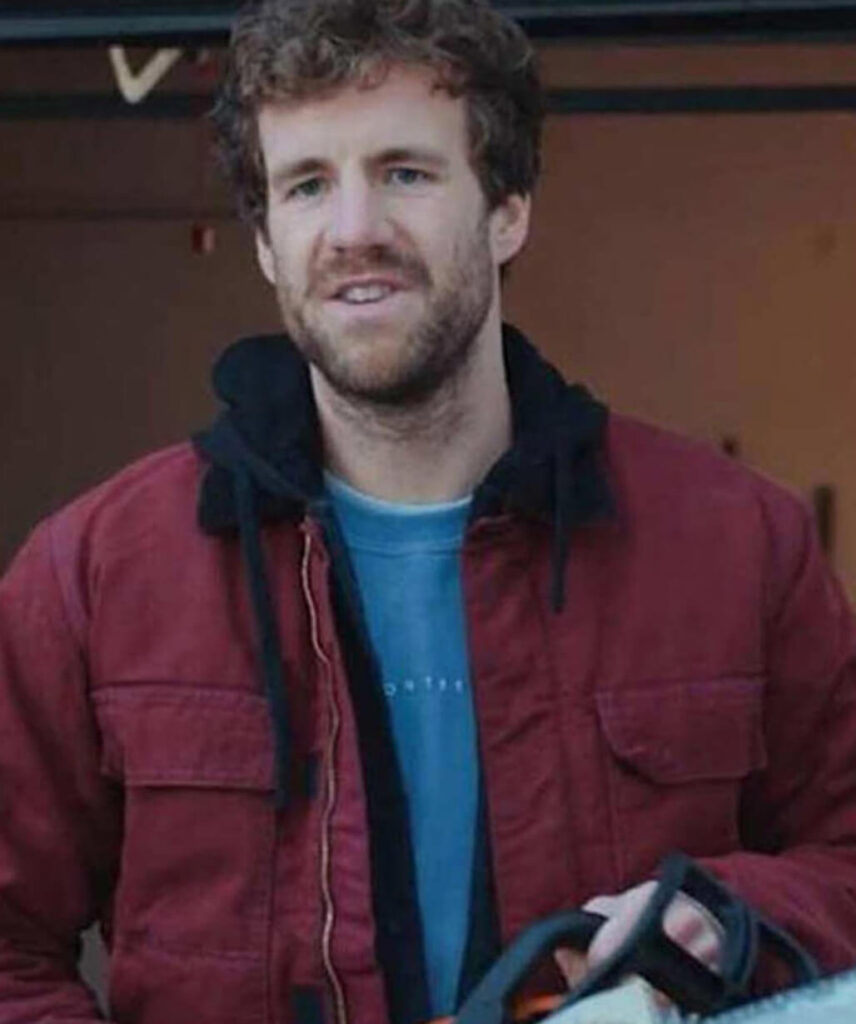 Over Christmas Luke Mockridge Red Cotton Jacket