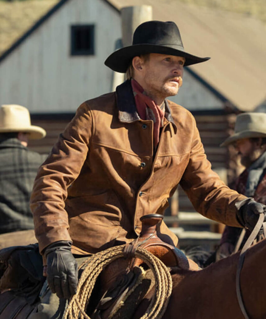 1923 S1 Zane Davis Brown Leather Jacket