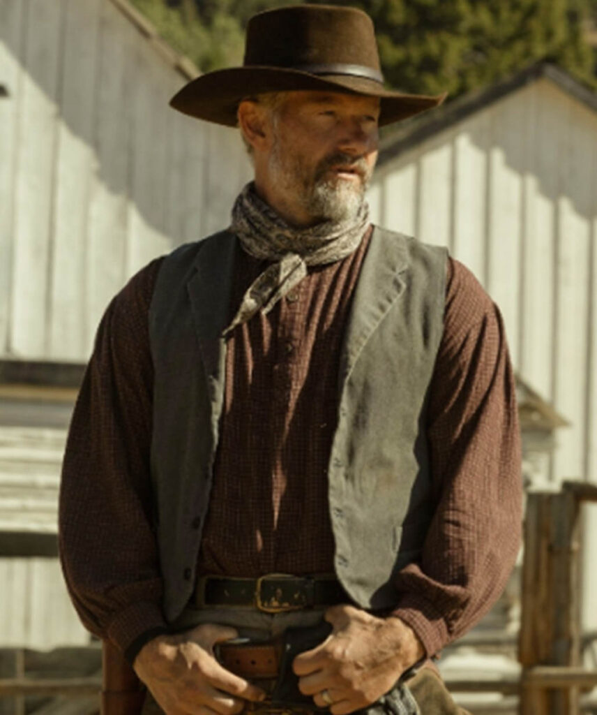 John Dutton 1923 James Badge Dale Blue Cotton Vest