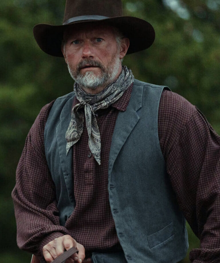 John Dutton 1923 James Badge Dale Blue Cotton Vest
