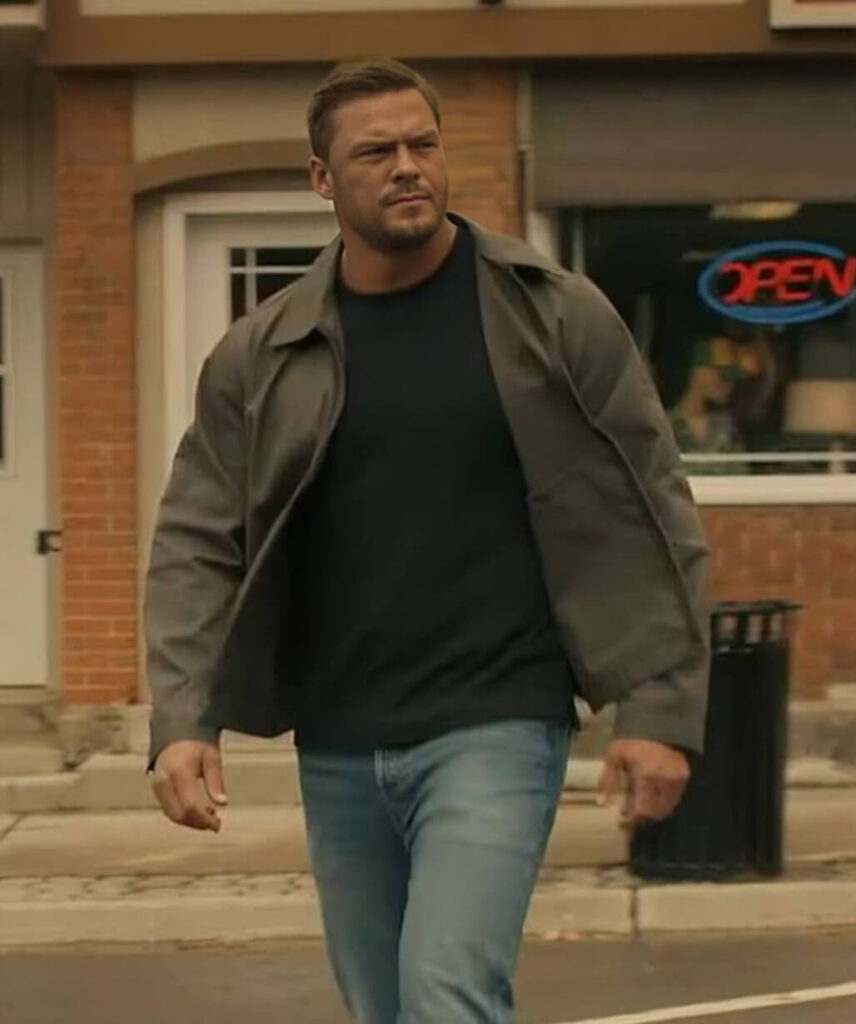 Alan Ritchson Reacher S2 Jack Reacher Grey Jacket