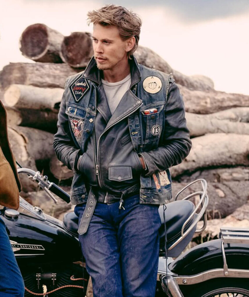 Austin Butler The Bikeriders 2023 Denim Vest