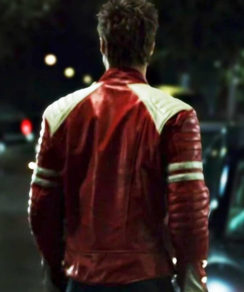Brad Pitt FC 1999 Tyler Durden Leather Jacket