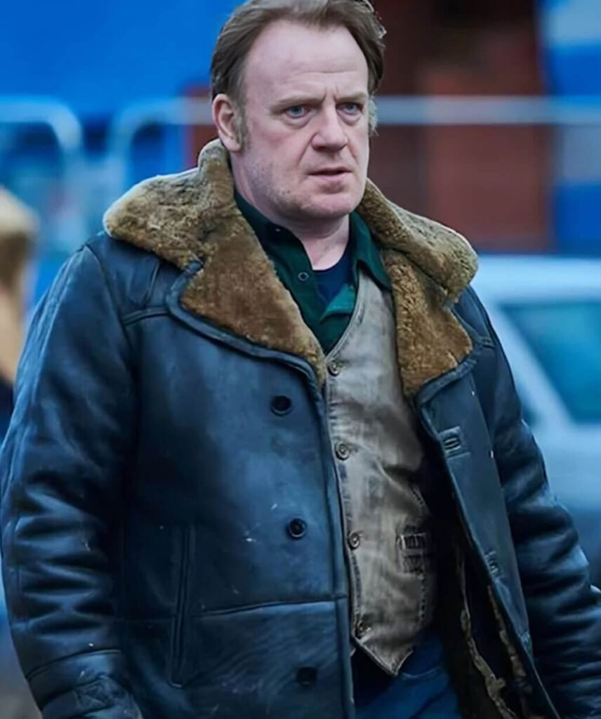 Gangs of London Kinney Edwards Shearling Leather Coat