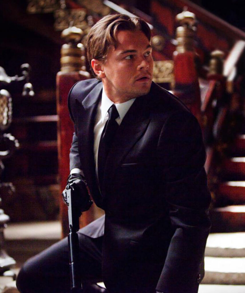 Leonardo DiCaprio Inception 2010 Black Blazer