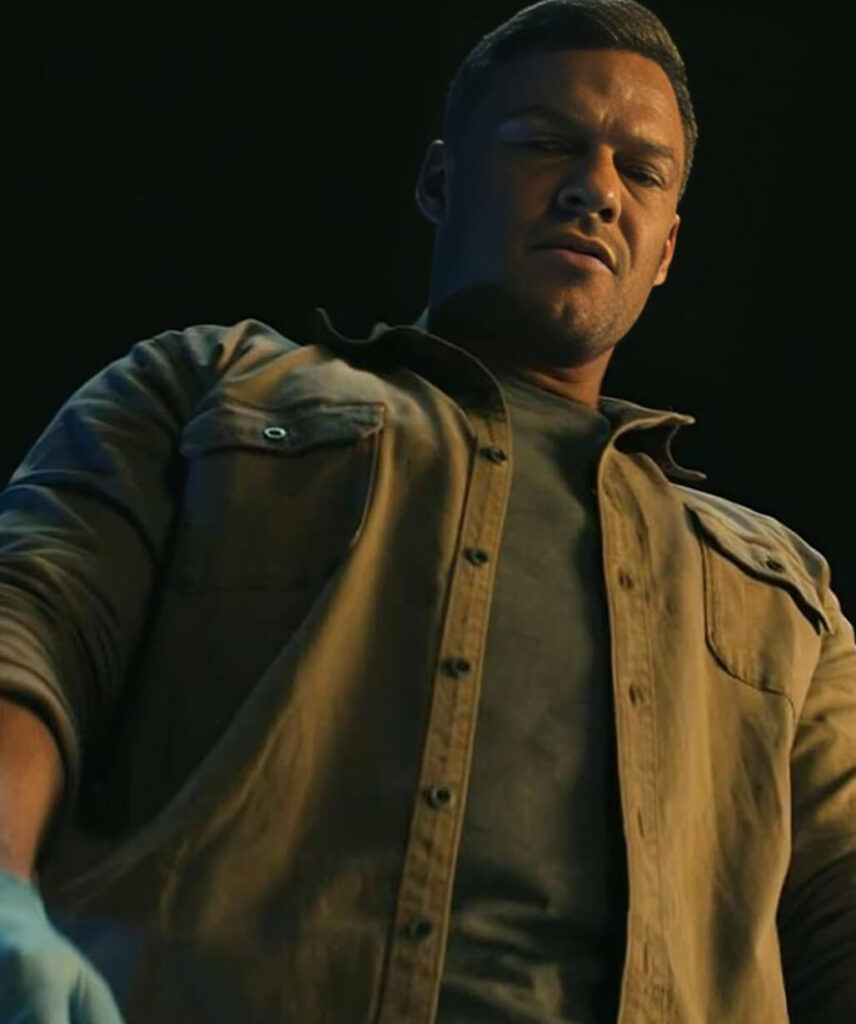 Alan Ritchson Reacher S2 Jack Reacher Brown Cotton Jacket