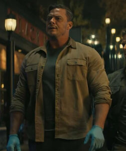 Alan Ritchson Reacher S2 Jack Reacher Brown Cotton Jacket