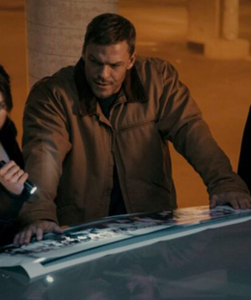 Alan Ritchson Reacher S2 Brown Cotton Jacket