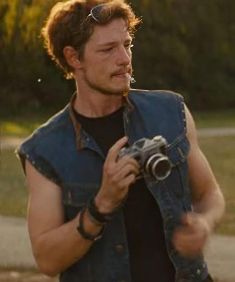 The Bikeriders 2023 Danny Lyon Blue Denim Vest