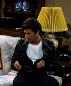 Happy Days 1974 Henry Winkler Black Leather Jacket