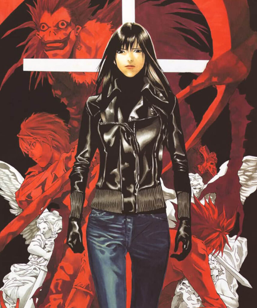 Naomi Misora Death Note 2006 Black Leather Jacket