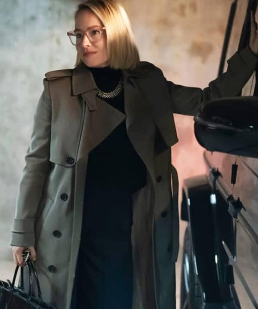 Industry S3 Petra Koenig Grey Cotton Trench Coat