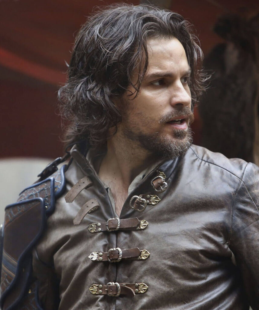 The Musketeers Aramis Brown Leather Jacket