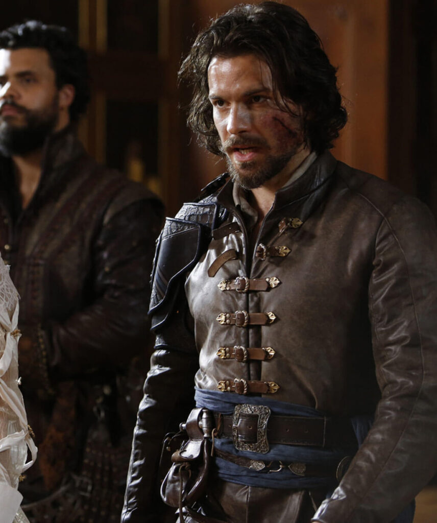 The Musketeers Aramis Brown Leather Jacket
