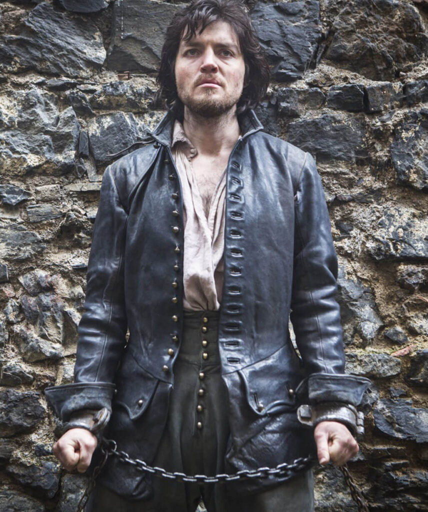 The Musketeers S1 Athos Black Leather Jacket