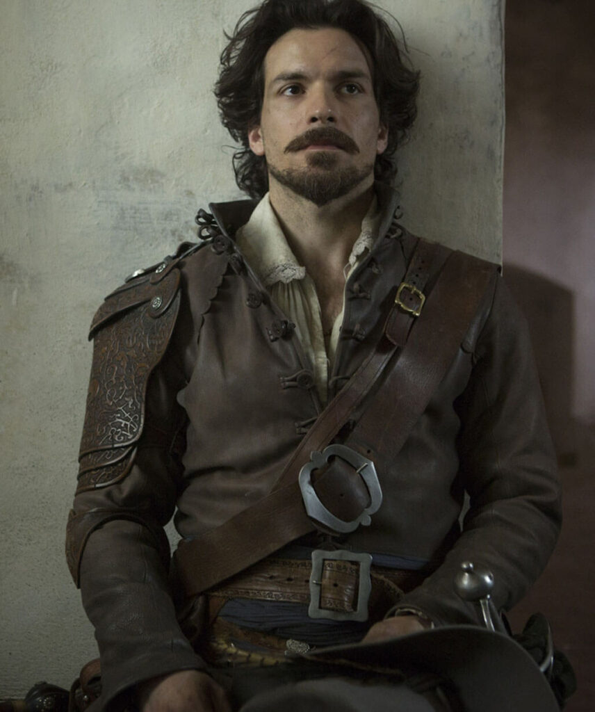 The Musketeers S1 Aramis Leather Coat