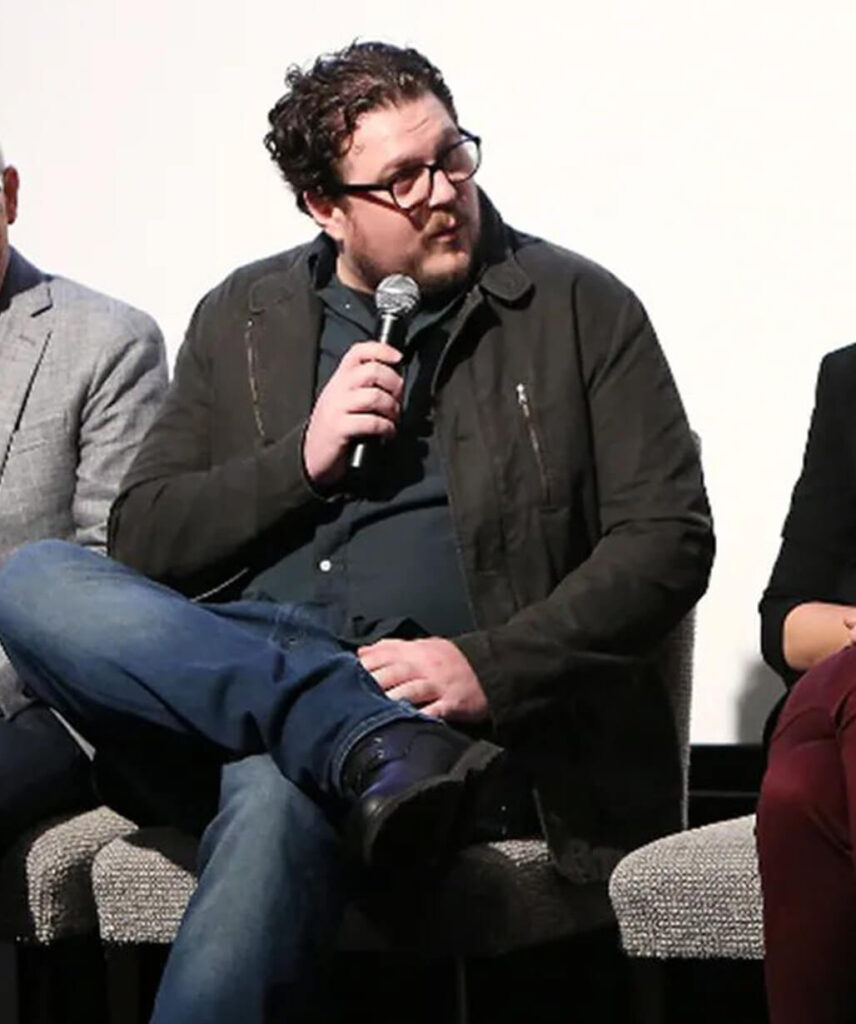 Cameron Britton Mindhunter Premiere Black Cotton Jacket