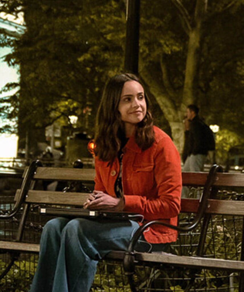 Sofia Carson The Life List 2025 Alex Red Jacket