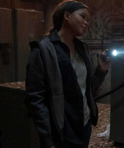 Storm Reid The Last of Us Riley Abel Grey Hoodie