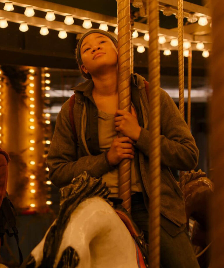 Storm Reid The Last of Us Riley Abel Grey Hoodie