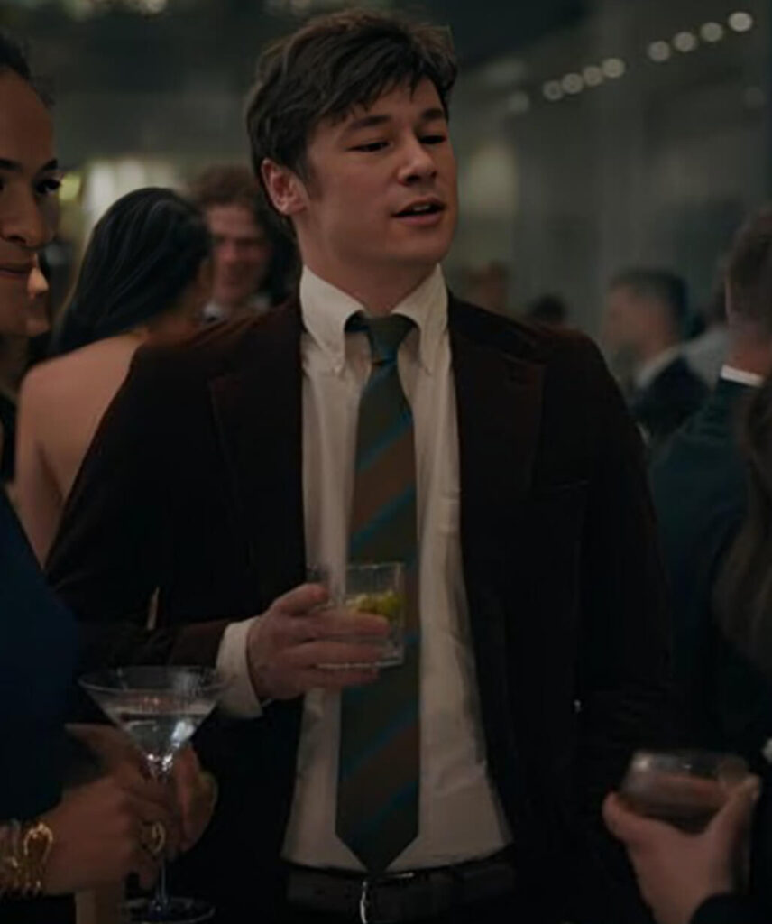 The Life List 2025 Kyle Allen Brown Velvet Blazer