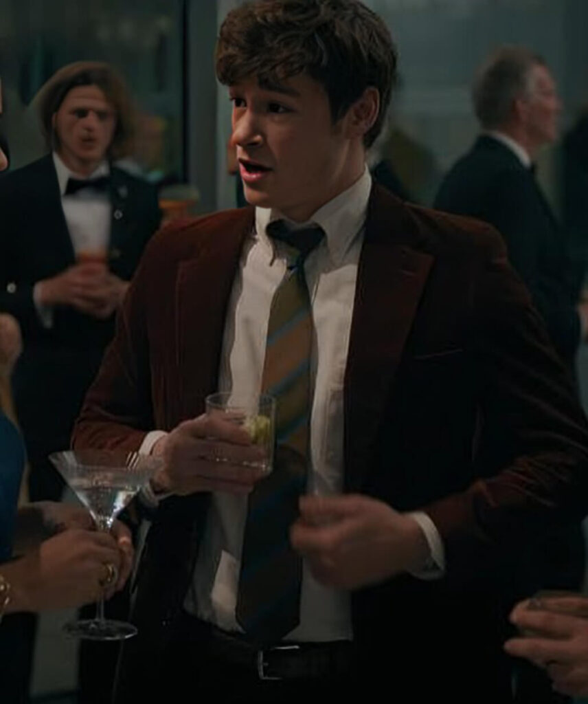 The Life List 2025 Kyle Allen Brown Velvet Blazer