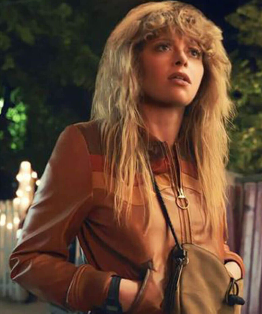 Natasha Lyonne Poker Face Bomber Leather Jacket