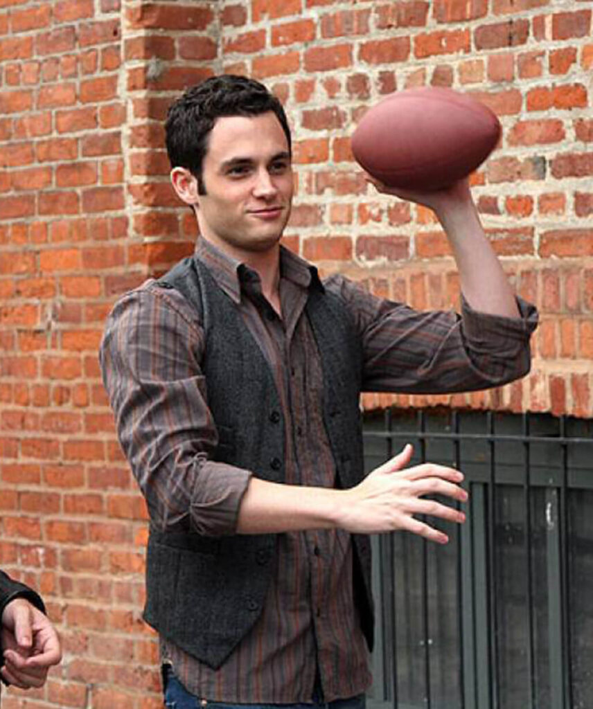 Penn Badgley Gossip Girl Dan Humphrey Black Vest