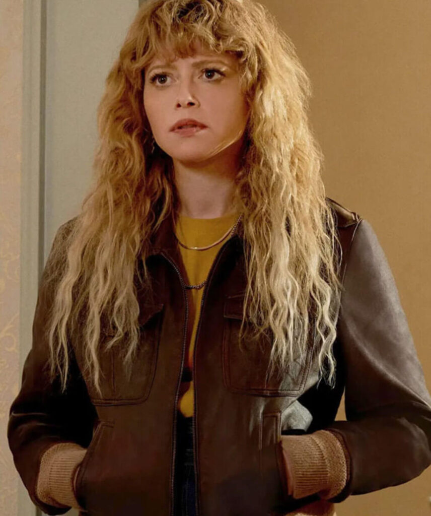 Poker Face S02 Charlie Cale Brown Leather Jacket