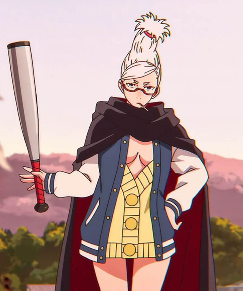 Seiko Ayase Dandadan 2024 Blue & White Varsity Jacket