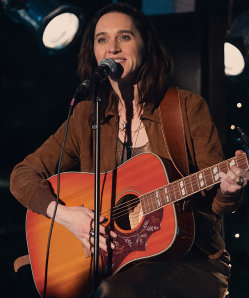 Lena Hall Your Friends & Neighbors Allison Cooper Suede Jacket