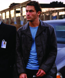 Dominic West The Wire S01 Jimmy Mcnulty Brown Leather Coat