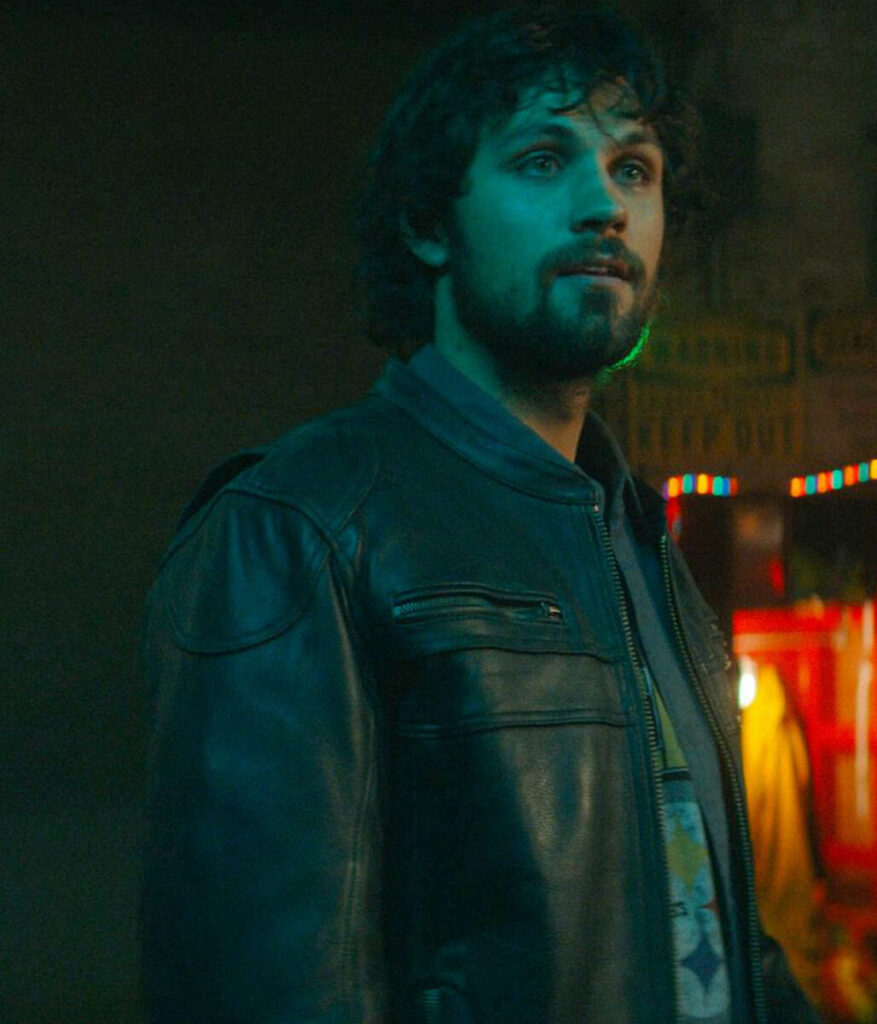 Drake Rodger Motorheads S01 Ray Black Leather Jacket