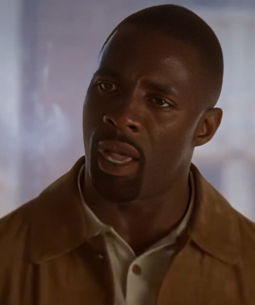 Edris Elba The Wire 2002 Stringer Bell Suede Jacket