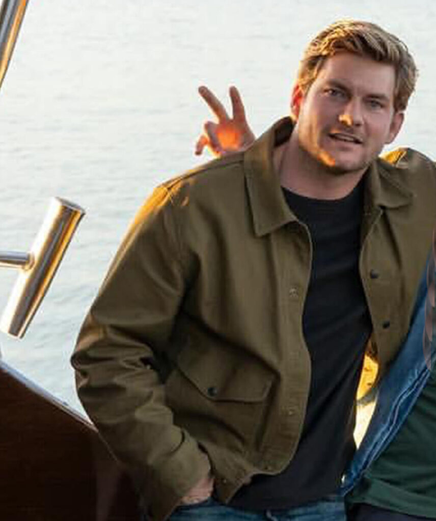 Jake Weary The Waterfront S01 Cane Buckley Brown Jacket