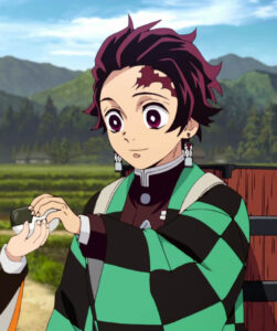 Demon Slayer: Kimetsu no Yaiba Tanjiro Kamado Checkered Coat