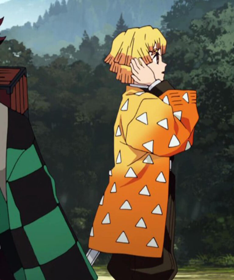 Demon Slayer: Kimetsu no Yaiba Zenitsu Agatsuma Orange Coat